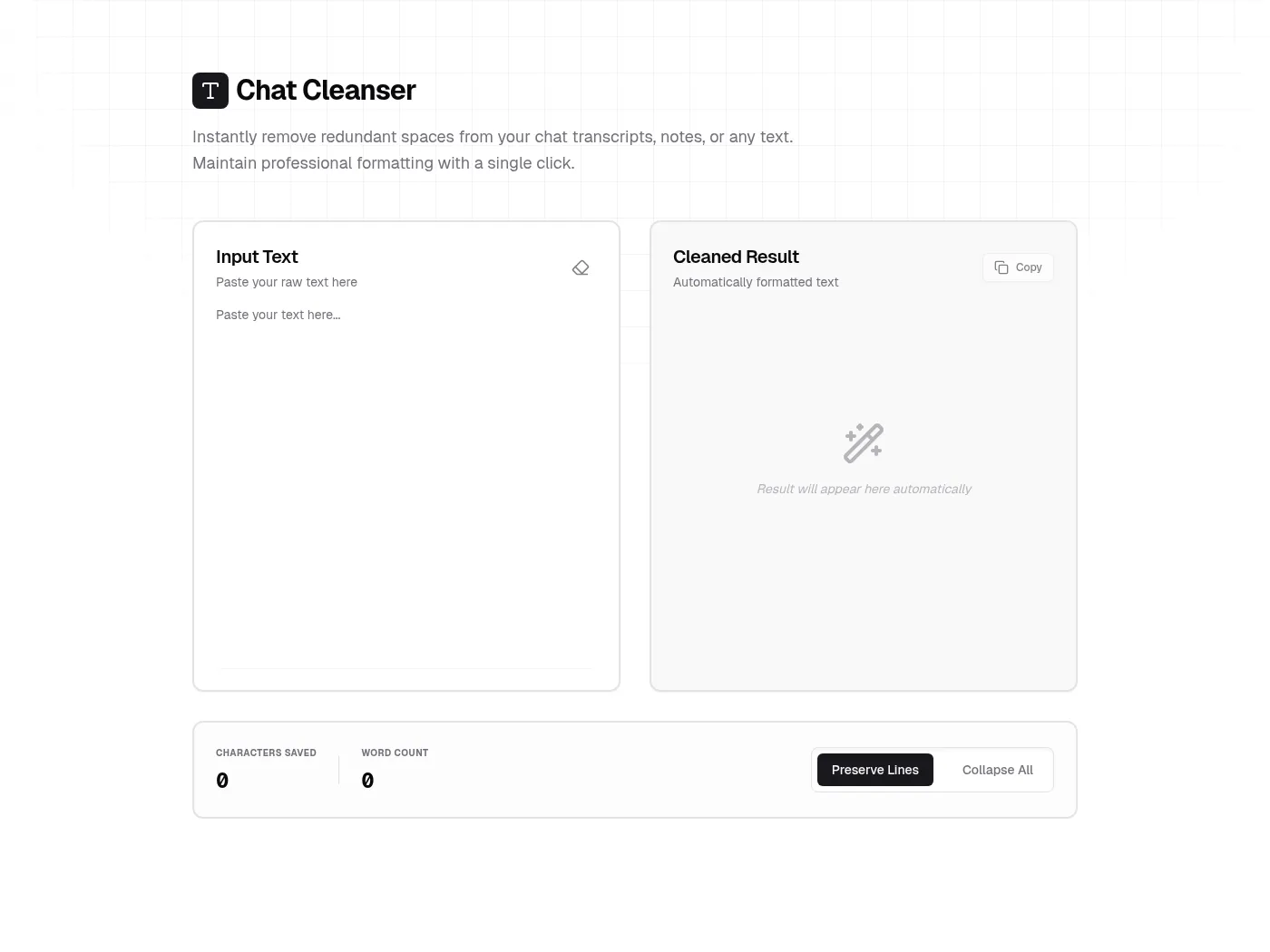 Chat Cleanser