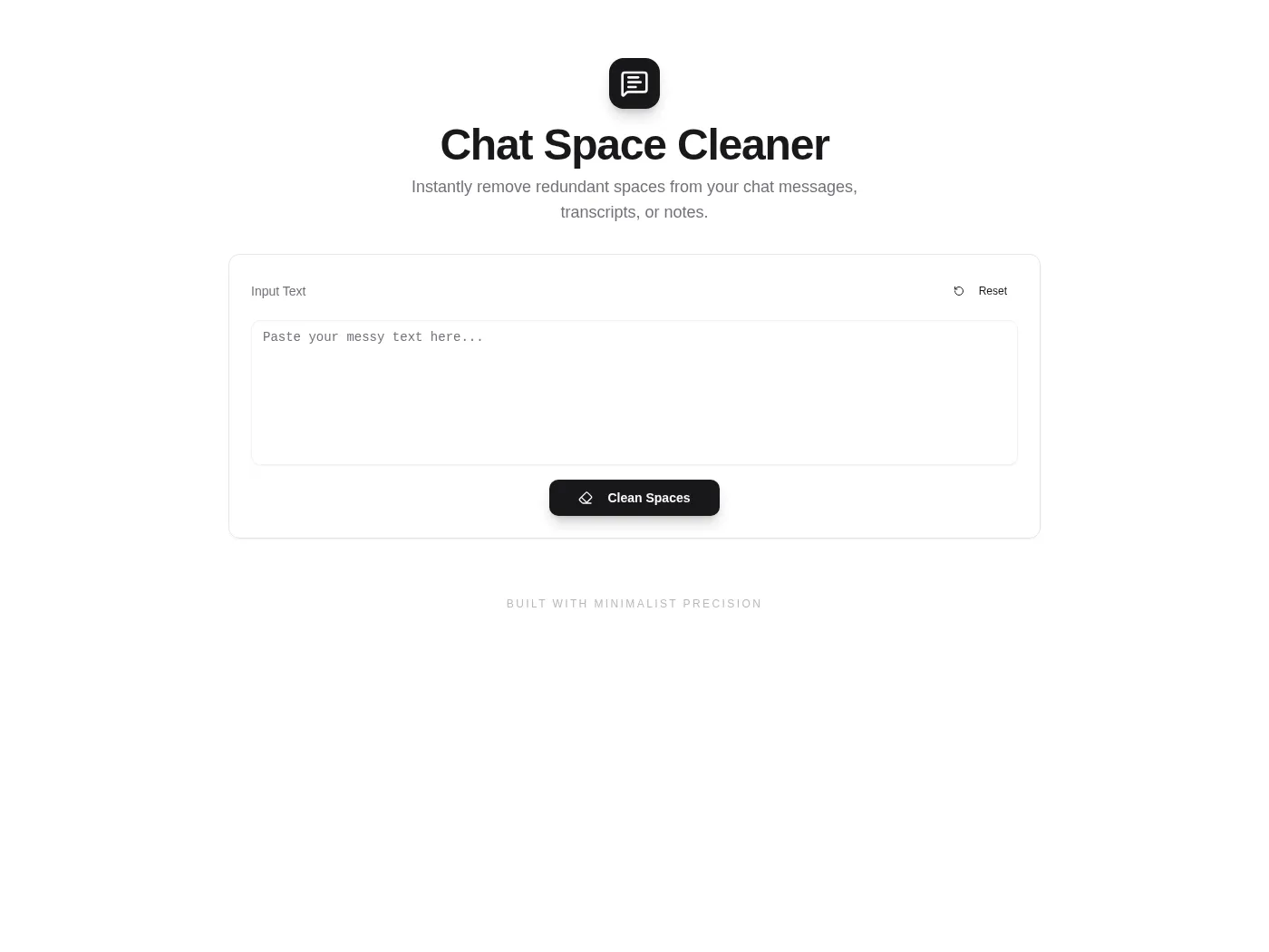 Chat Space Cleaner