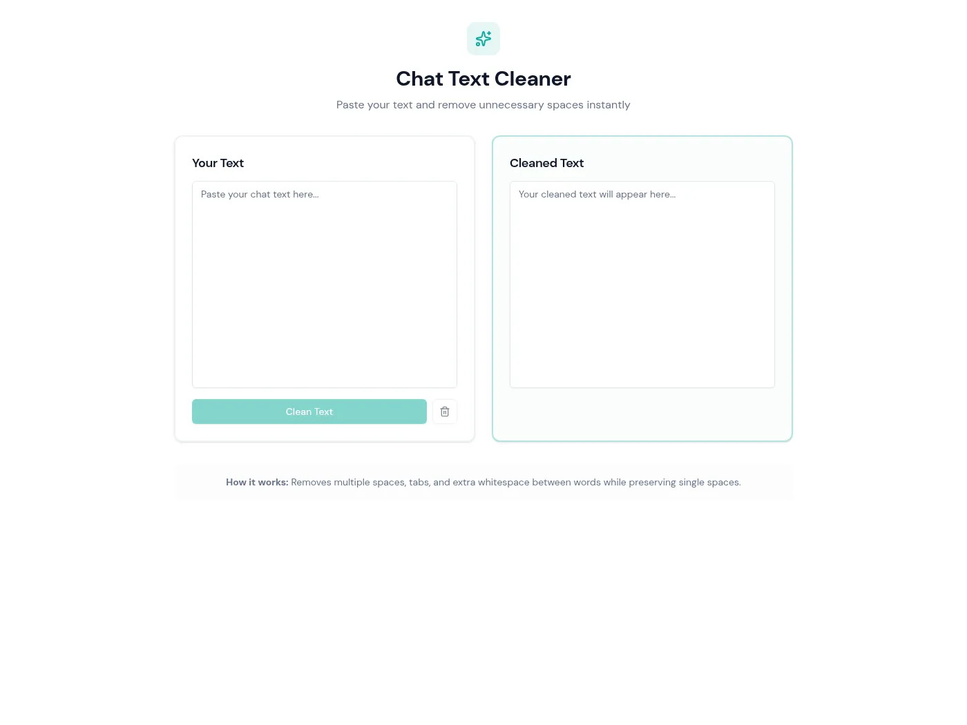 Chat Text Cleaner
