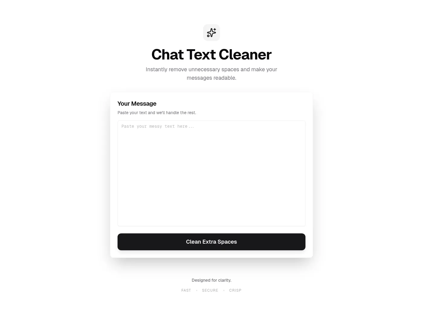 Chat Text Cleaner