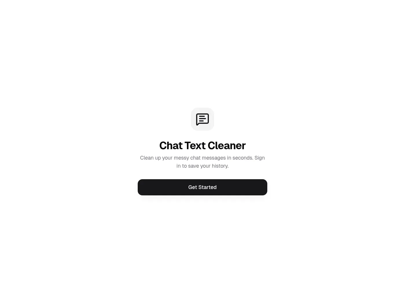 Chat Text Cleaner