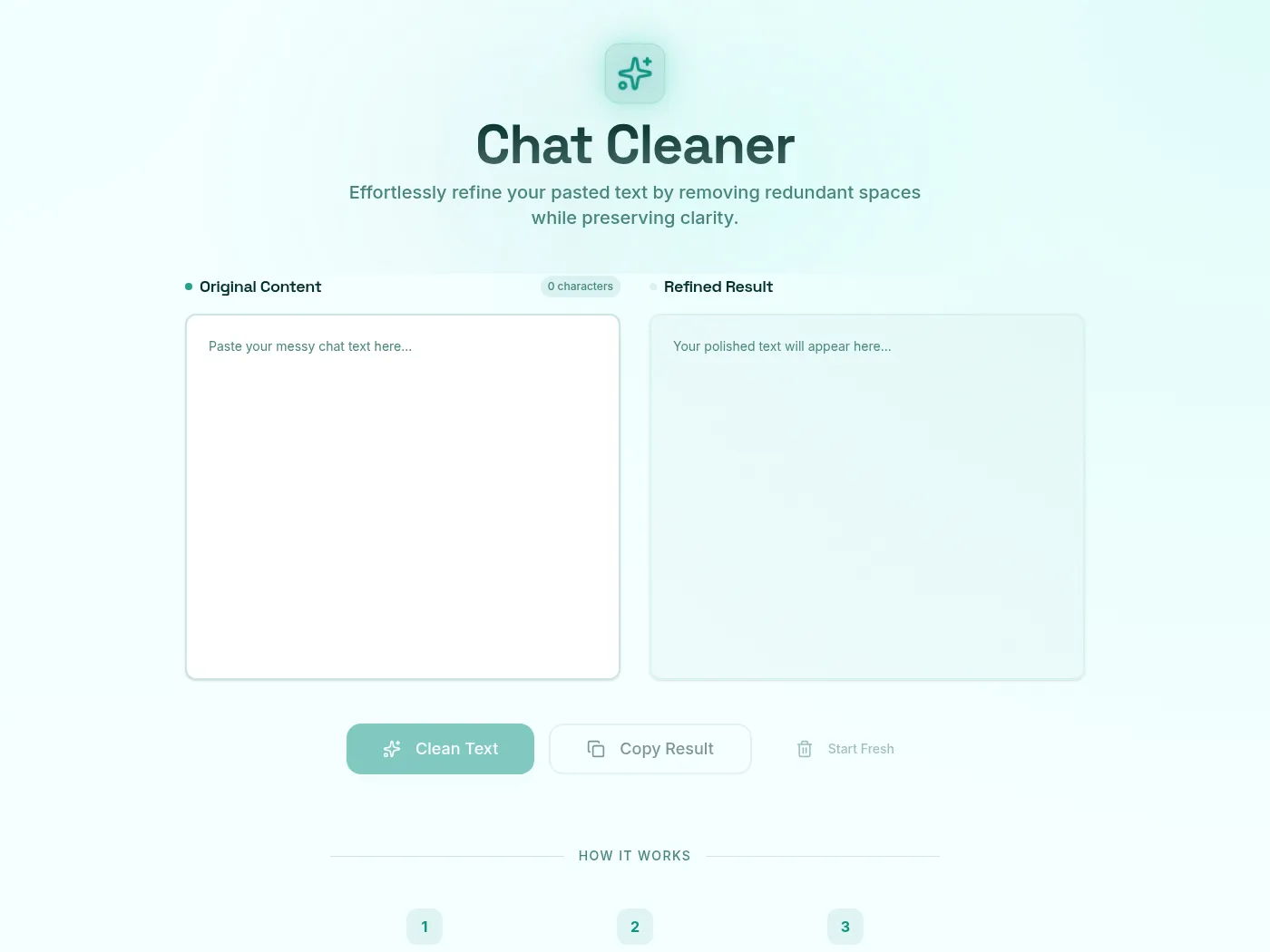 Chat Text Cleaner
