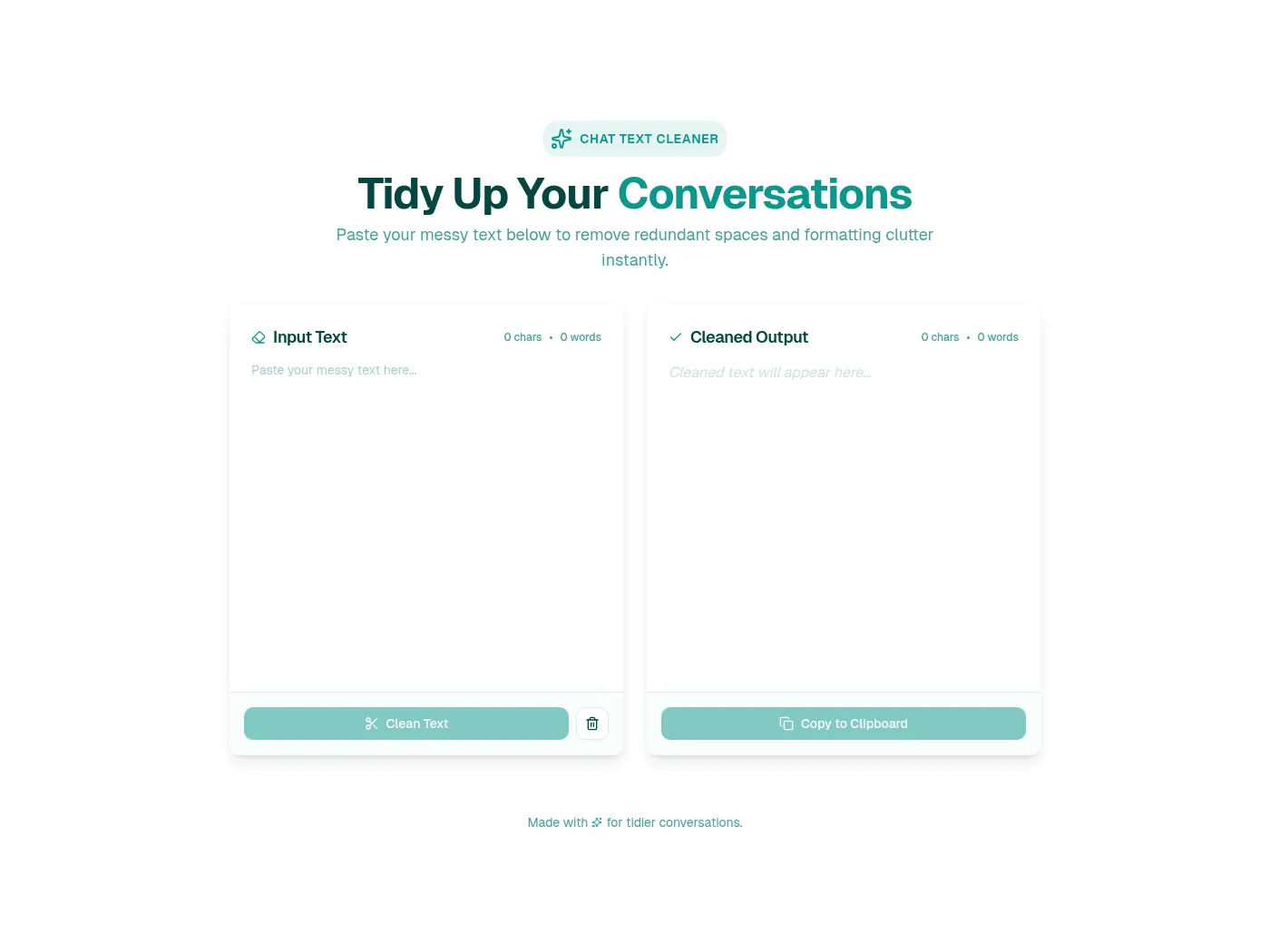 Chat Text Cleaner