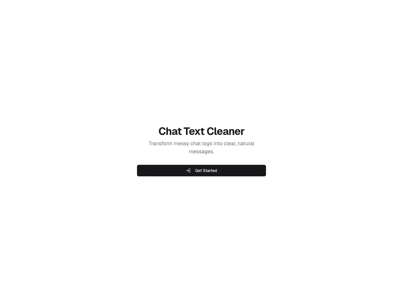 Chat Text Cleaner