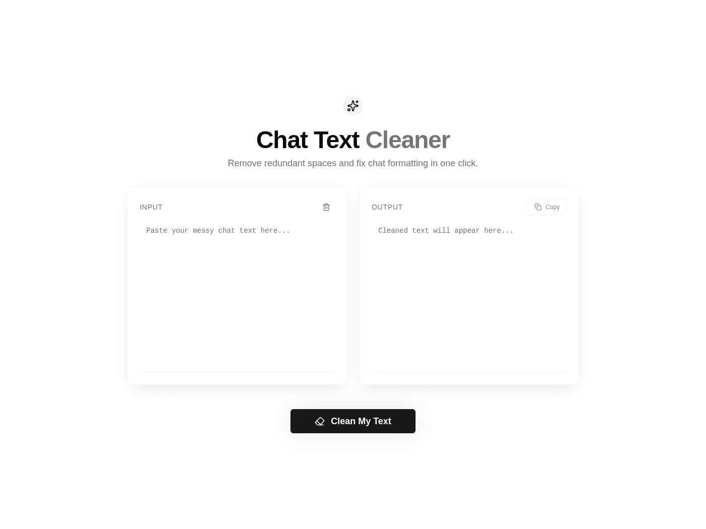 Chat Text Cleaner