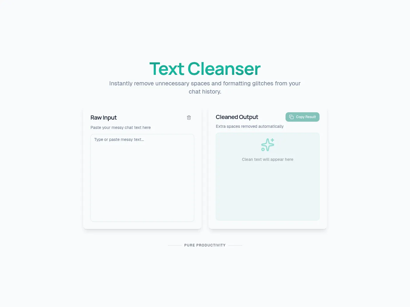 Chat Text Cleanser