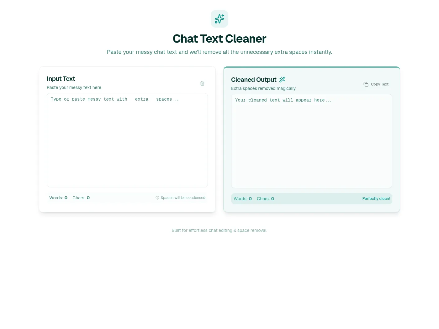 Chat Text Cleaner