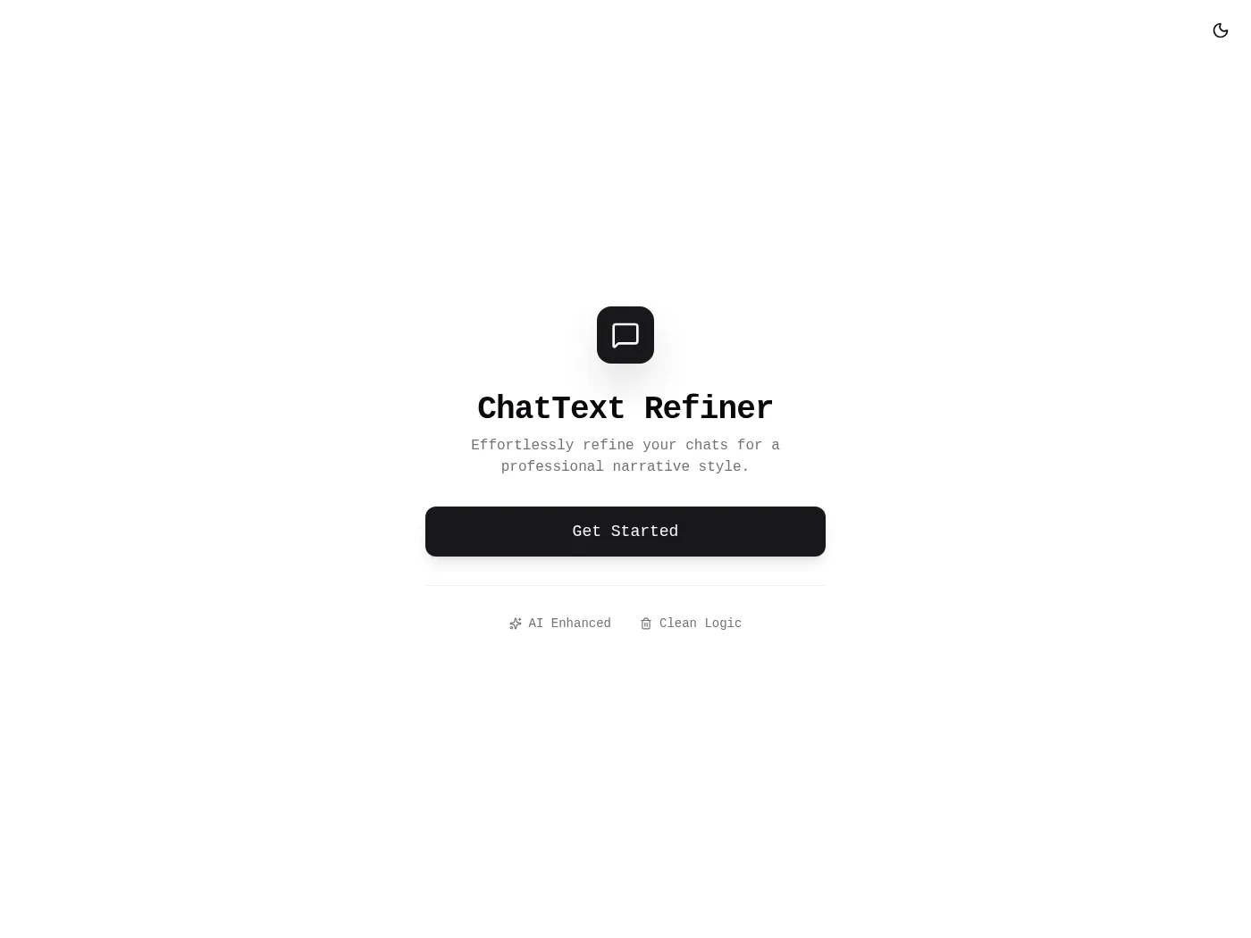 ChatText Refiner