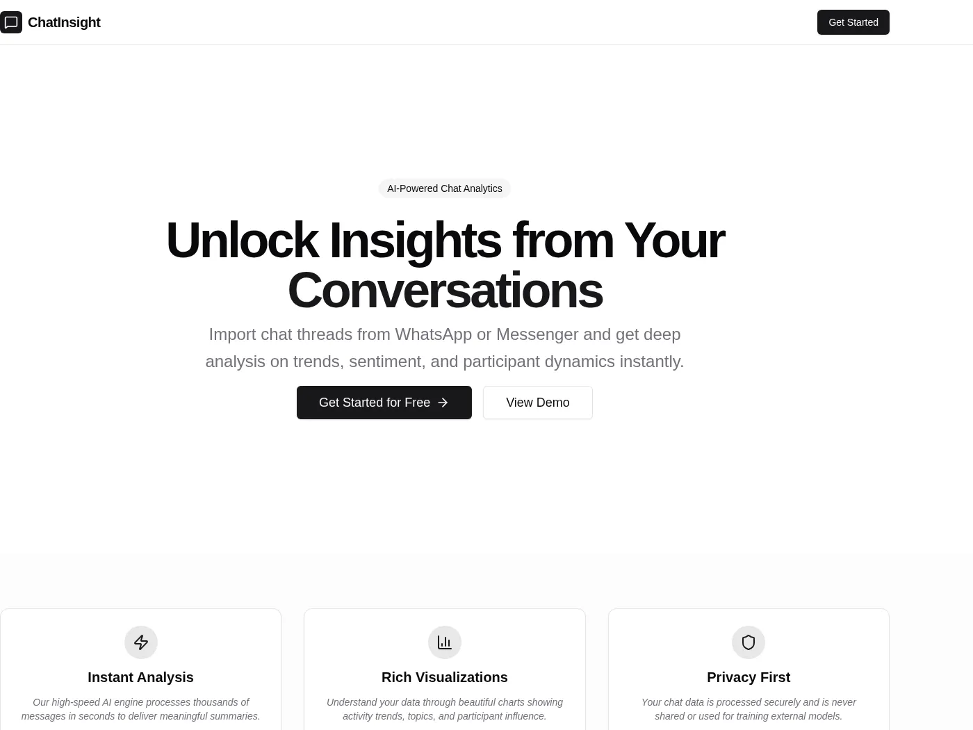 ChatInsight Analyzer (Remix)