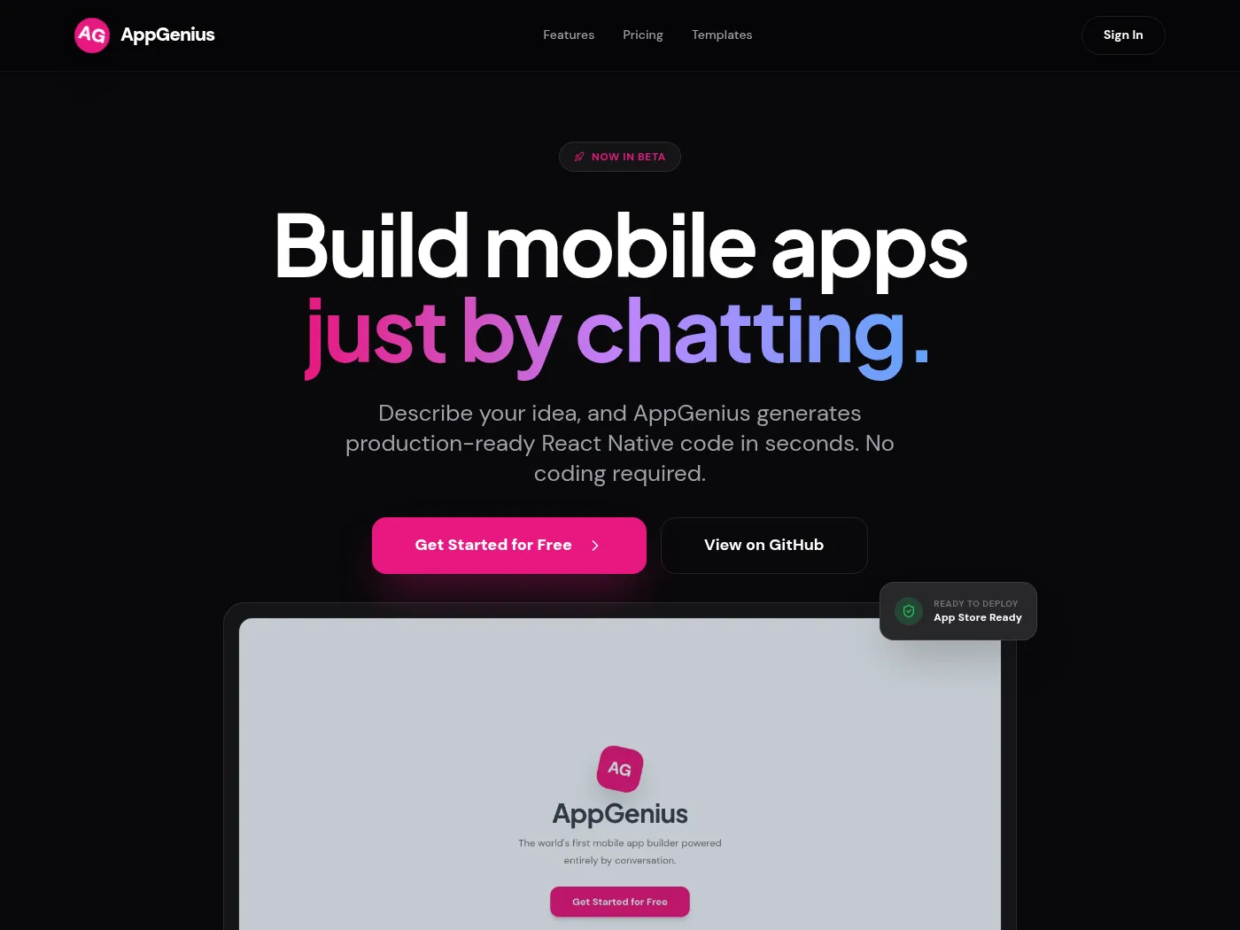 ChatApp Builder AI