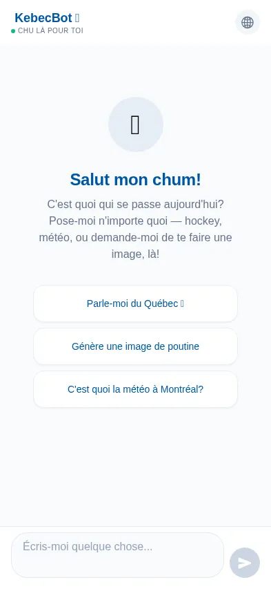 Chatbot Français Libre