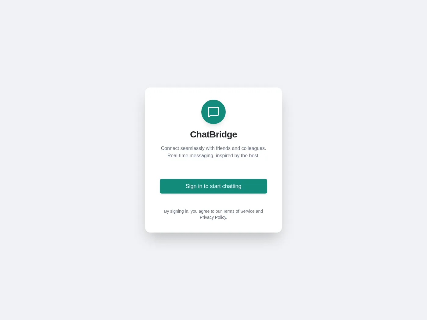 ChatBridge Messenger