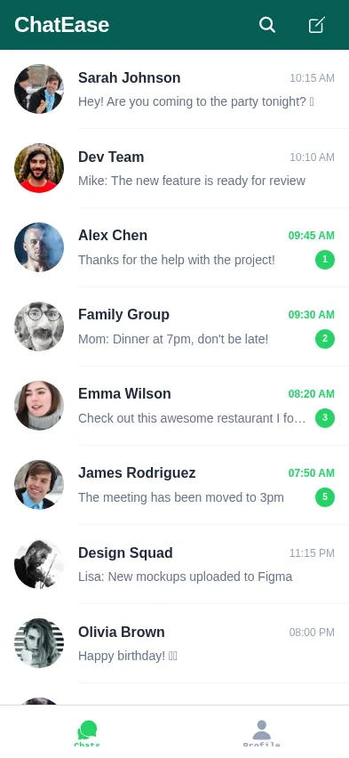 ChatEase Messenger
