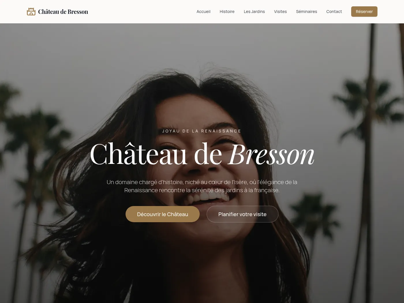 Château de Bresson Website