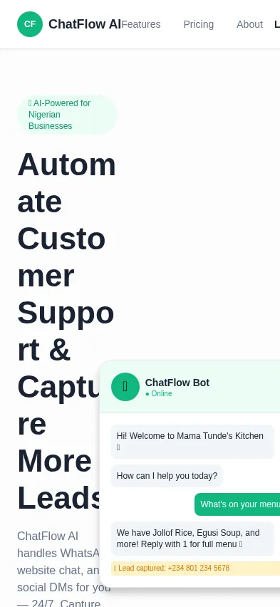 ChatFlow AI Platform