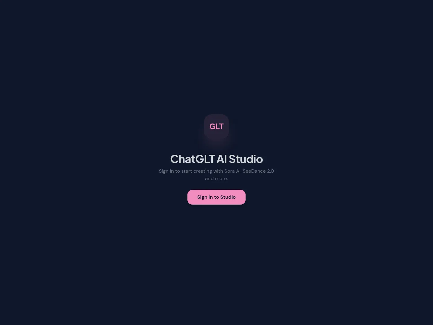 ChatGLT AI Studio