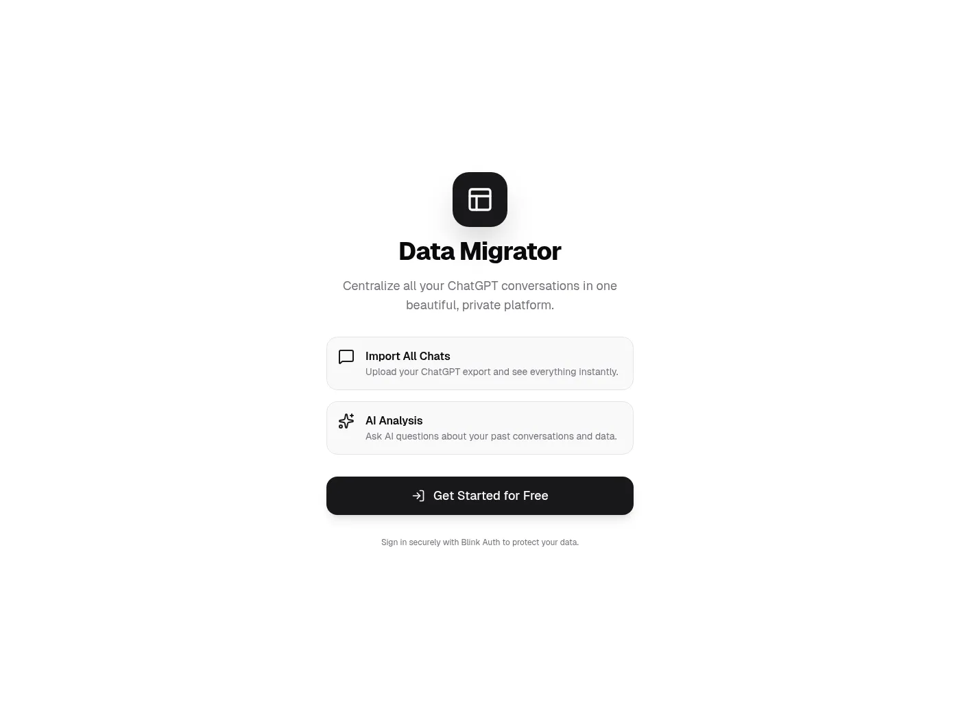 ChatGPT Data Migrator
