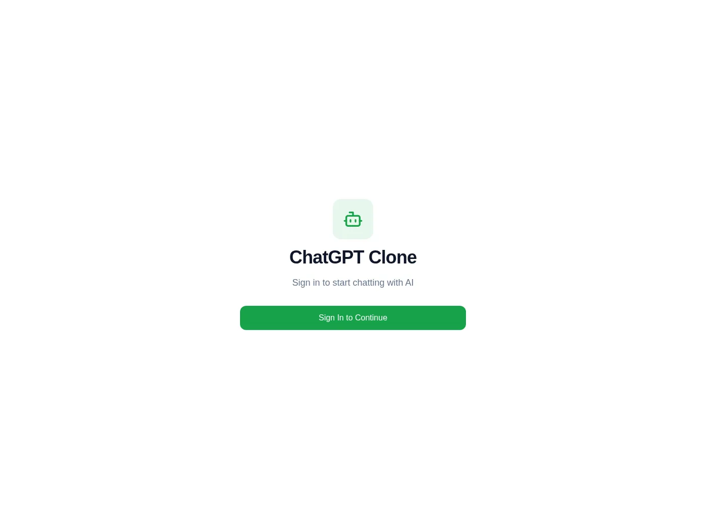 ChatGPT Clone