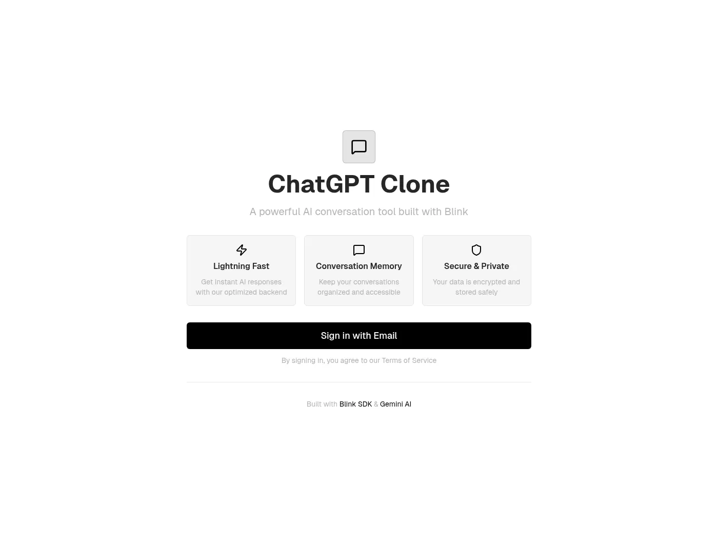 ChatGPT Clone