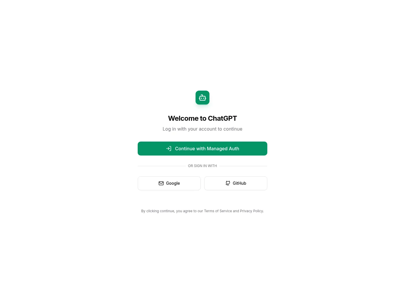 ChatGPT Web Clone