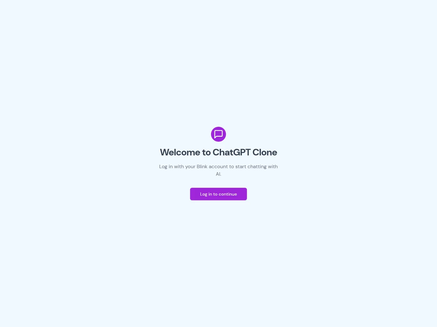 ChatGPT Clone
