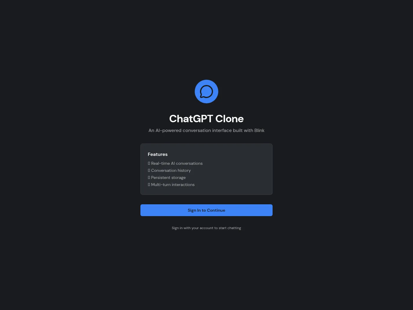 ChatGPT Clone