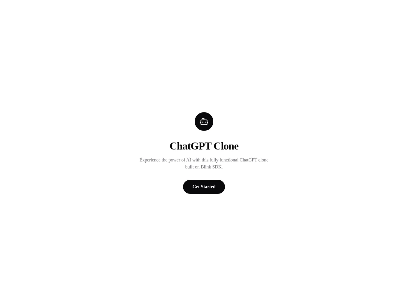 ChatGPT Clone