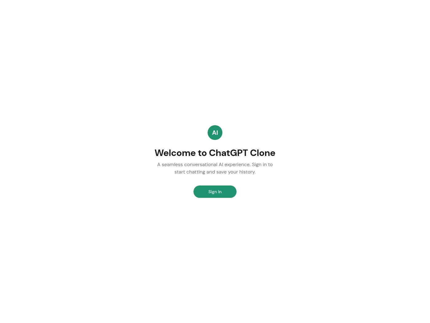 ChatGPT Clone