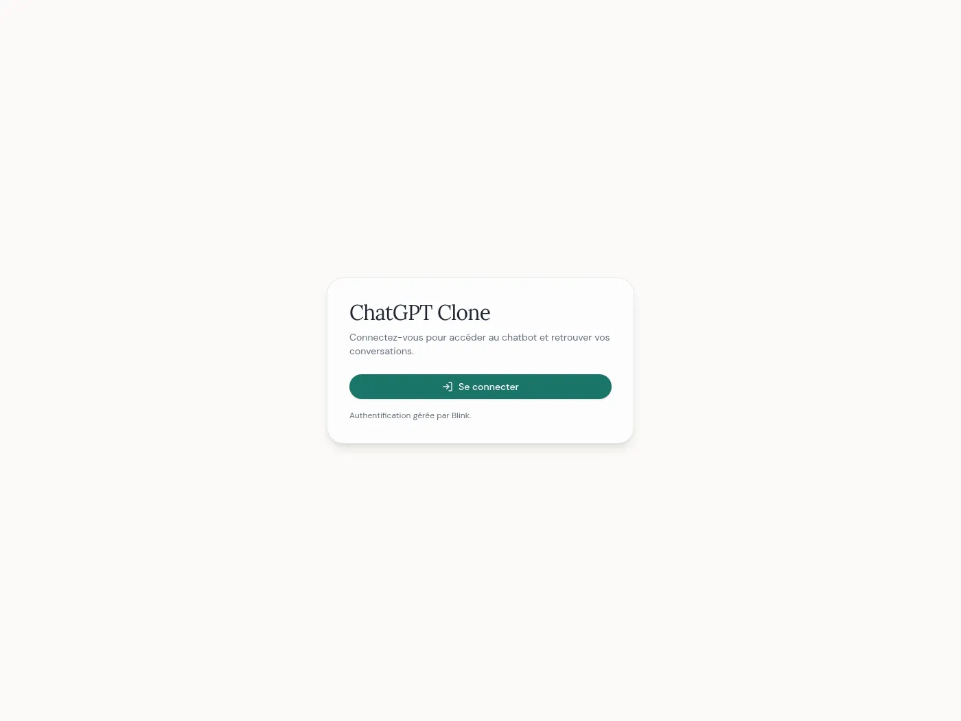 ChatGPT Clone Free