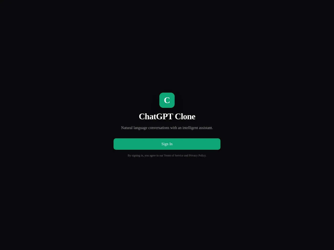 ChatGPT Clone
