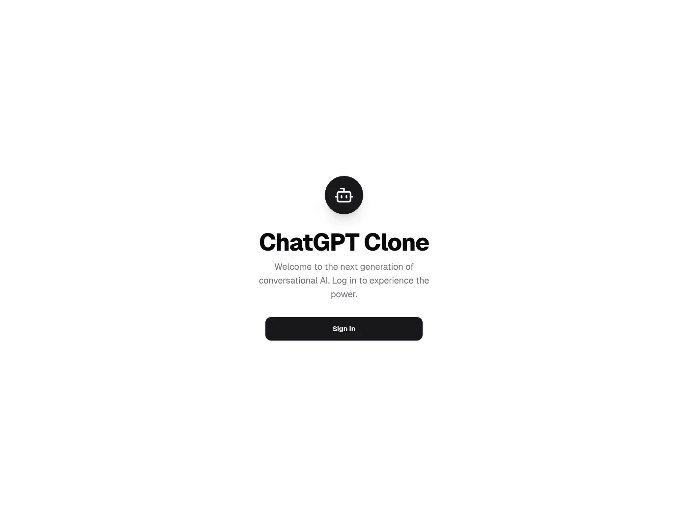 ChatGPT Clone
