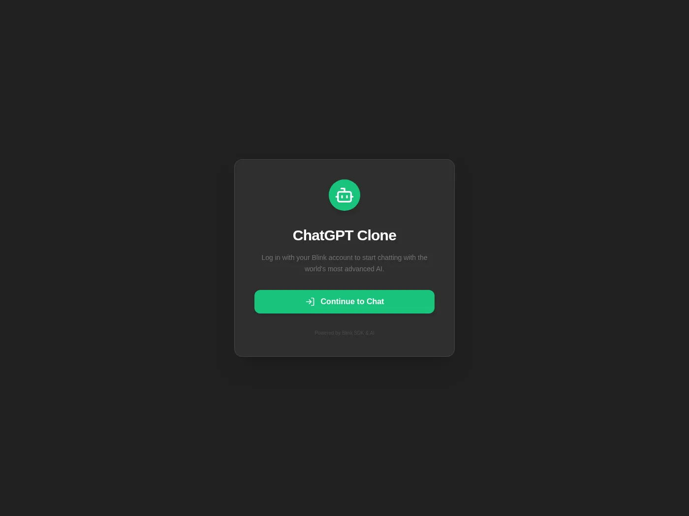 ChatGPT Clone