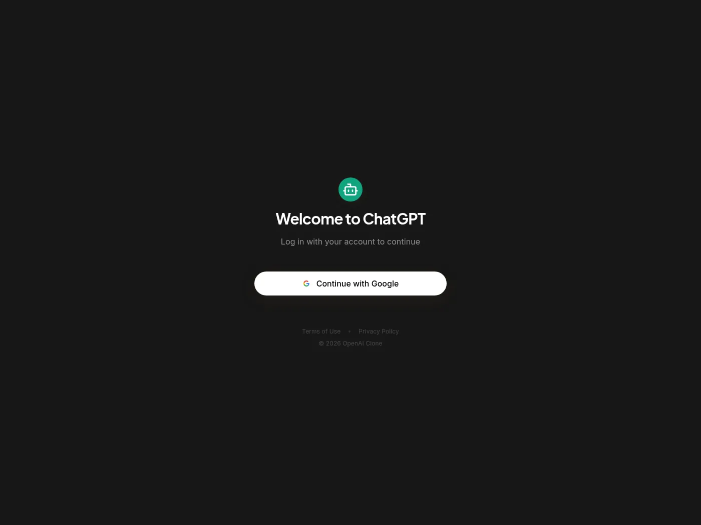 ChatGPT Clone