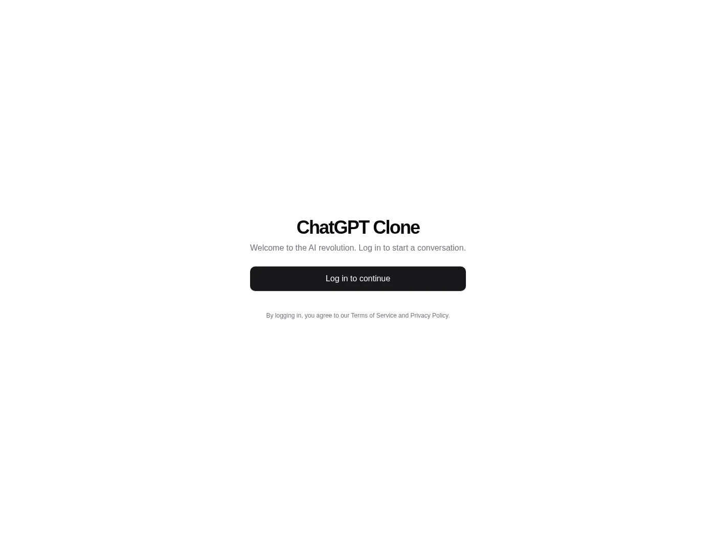 ChatGPT Clone