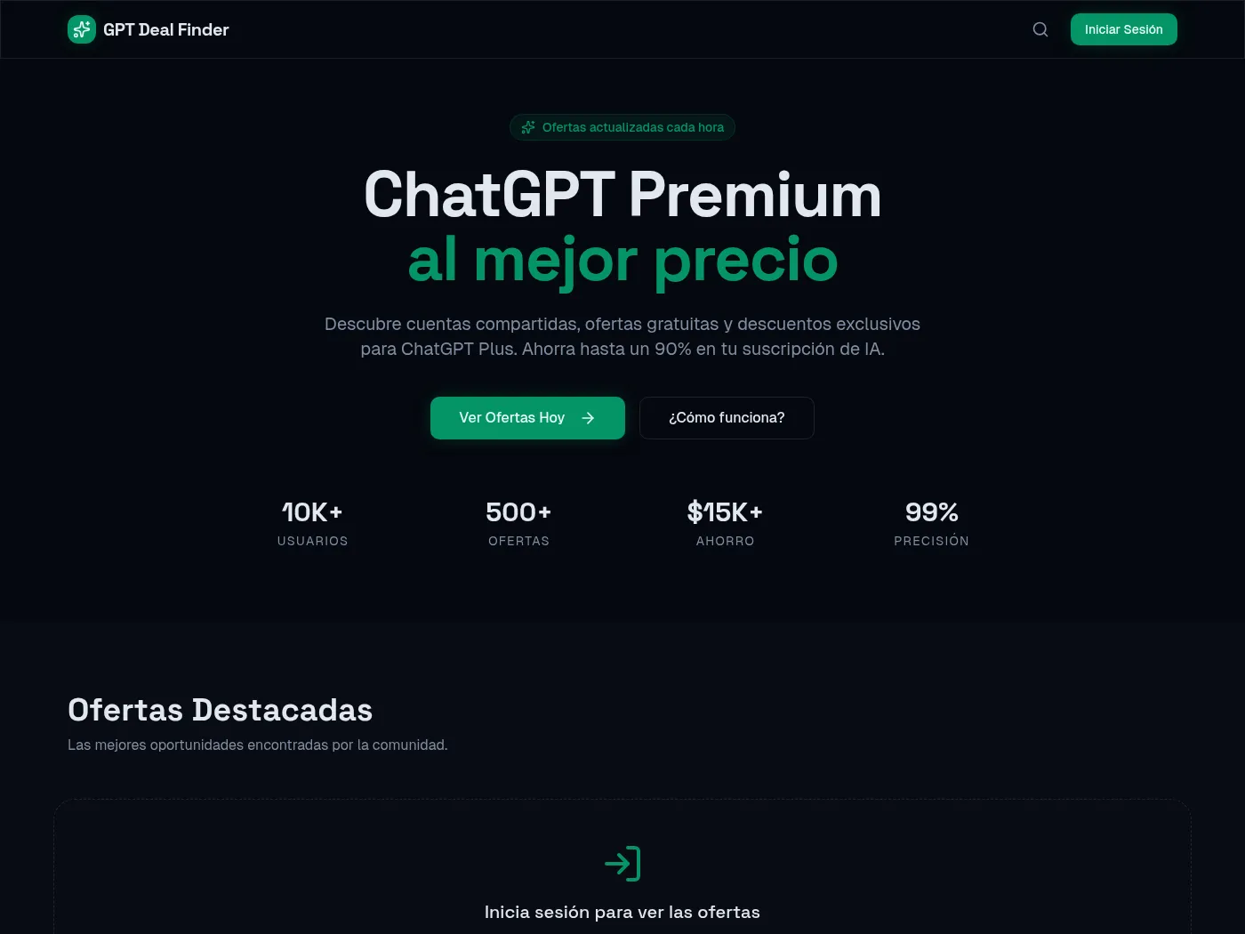 ChatGPT Deal Finder