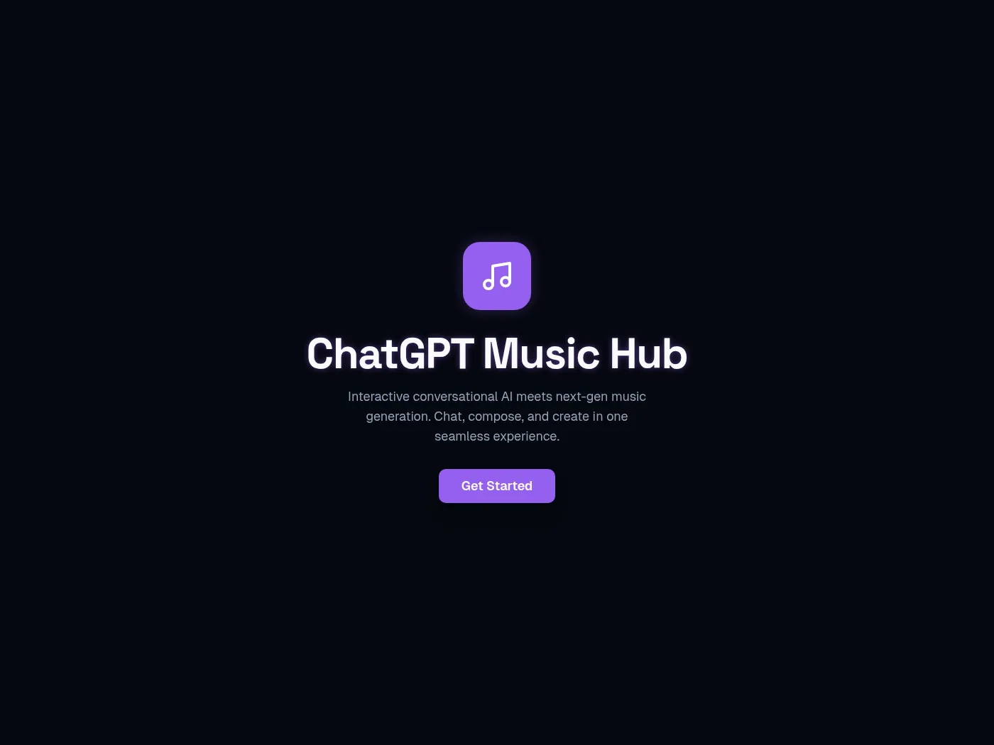 ChatGPT Music Hub