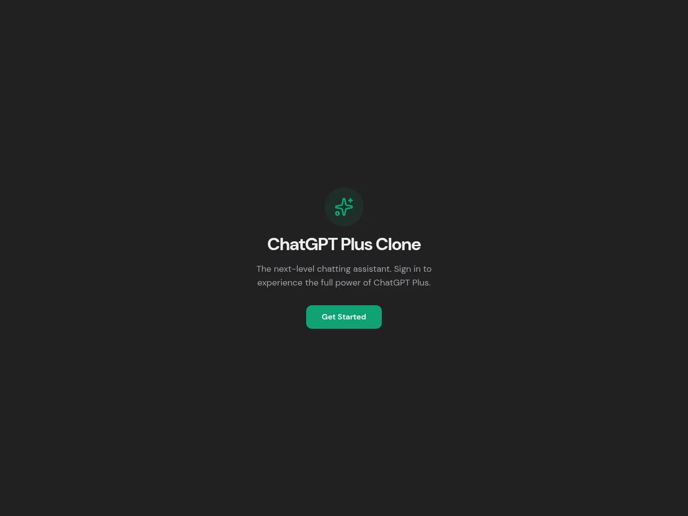 ChatGPT Plus Clone