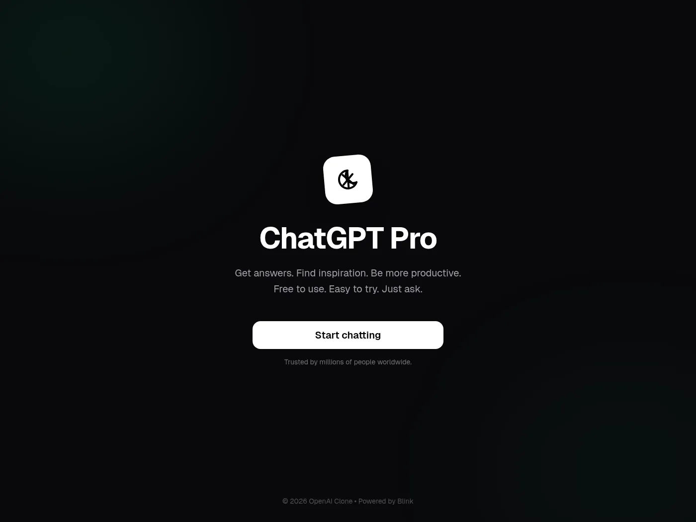ChatGPT Pro Clone
