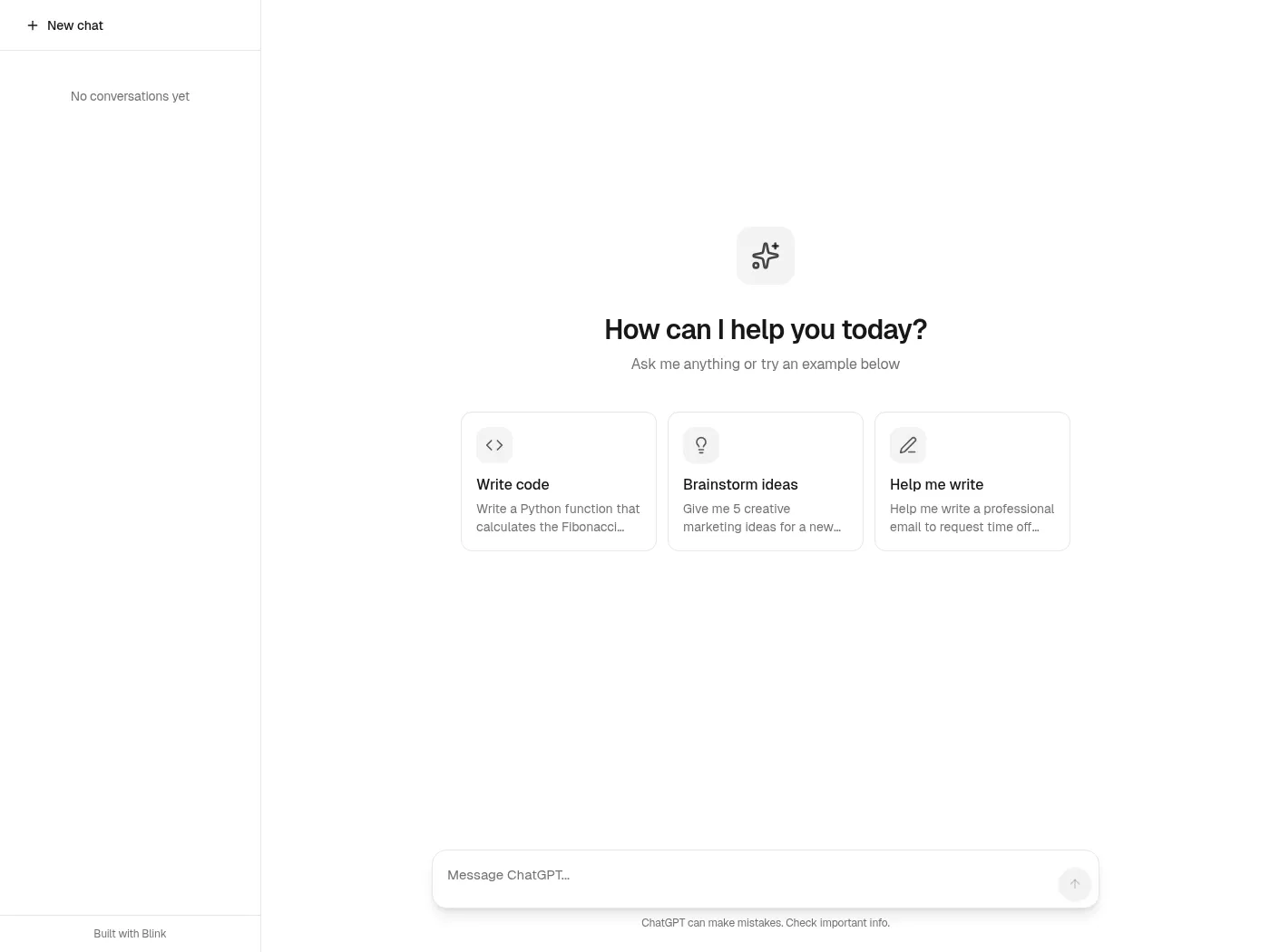 ChatGPT Web