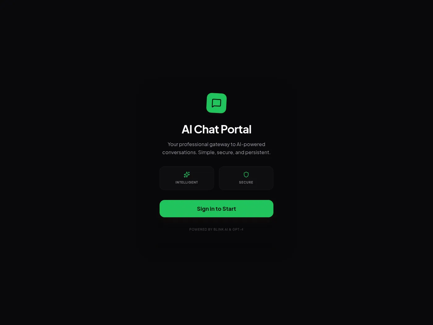 GPT Chat Portal