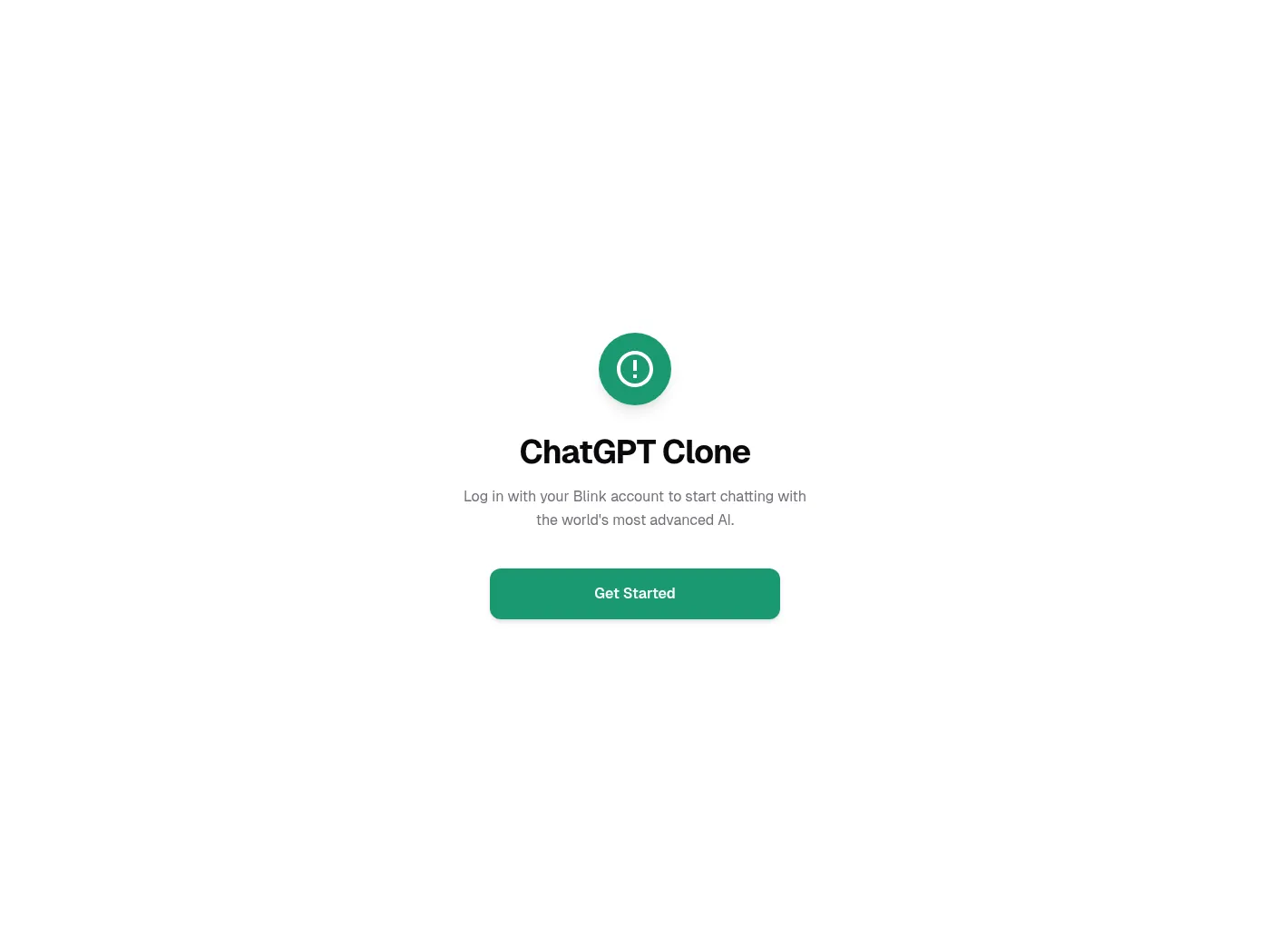 ChatGPT Web Clone