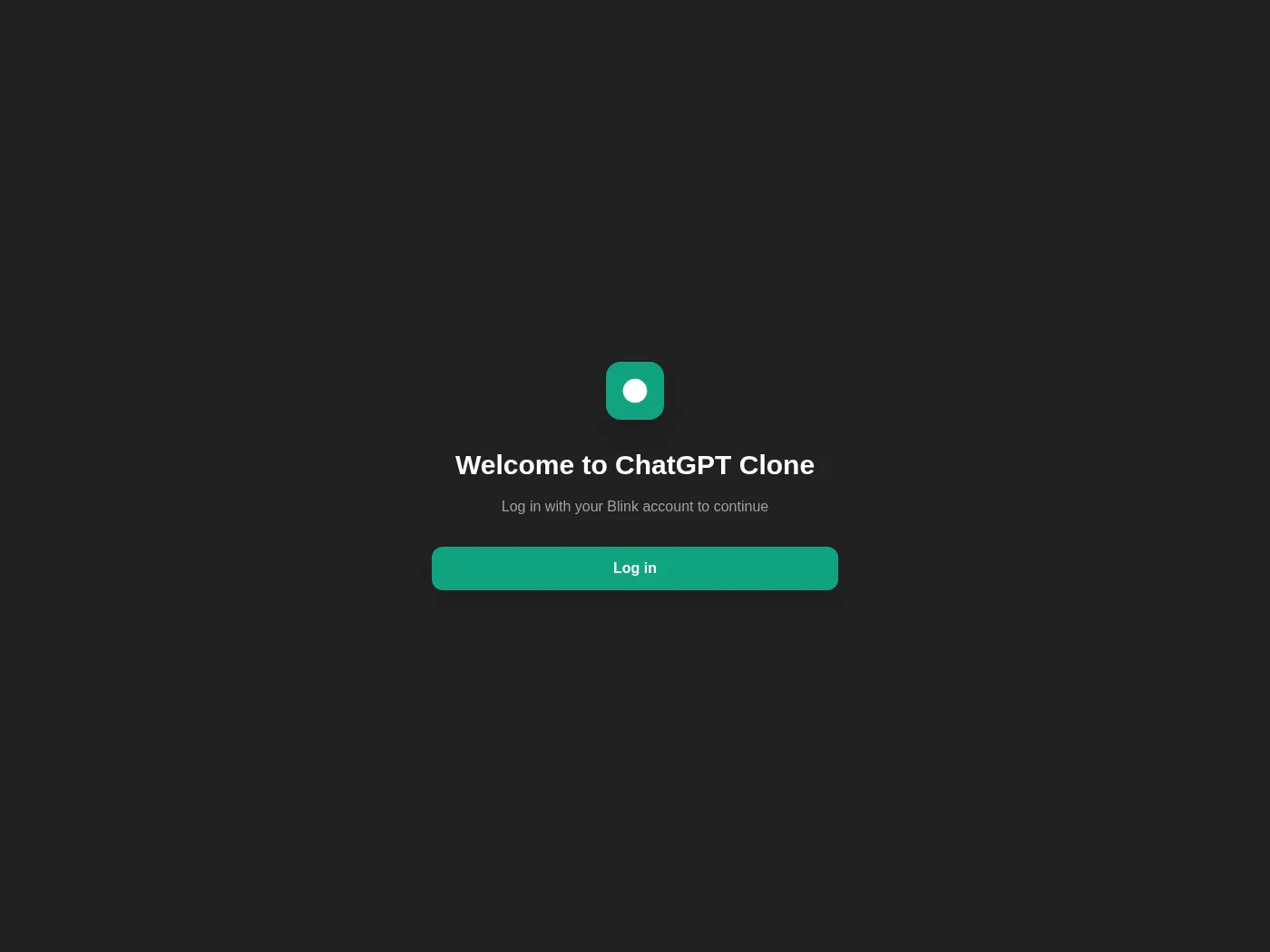 ChatGPT Web Clone