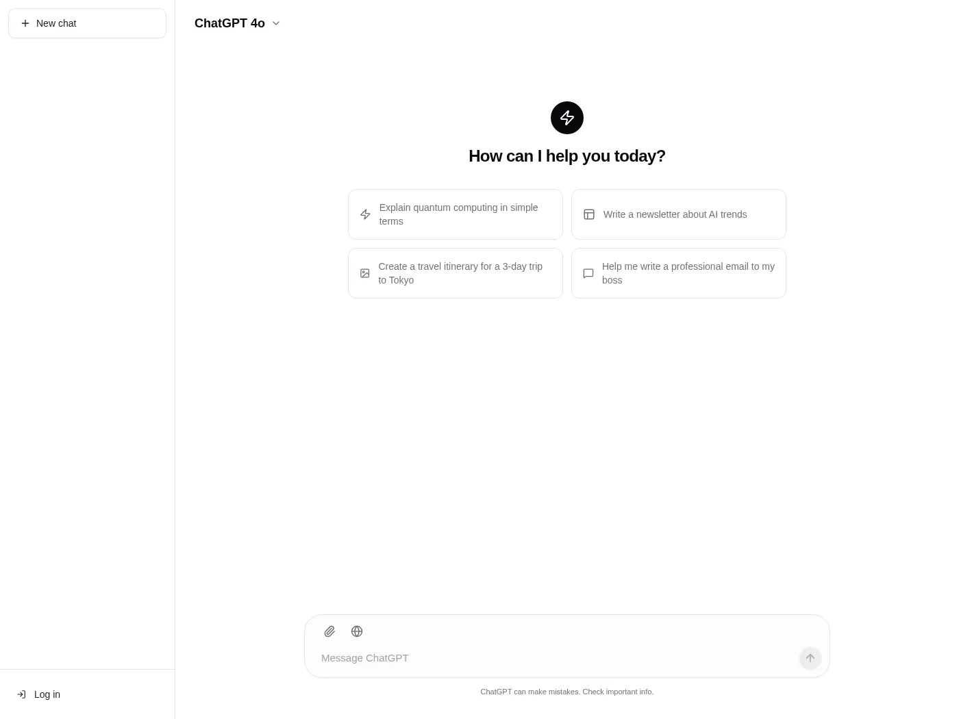 ChatGPT Web Clone