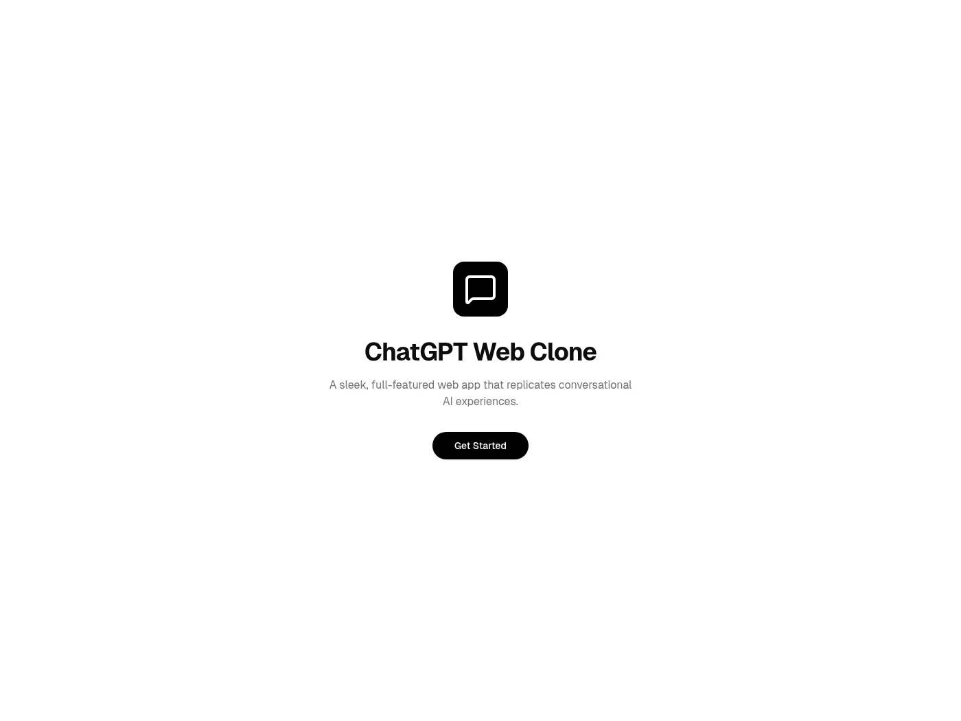 ChatGPT Web Clone