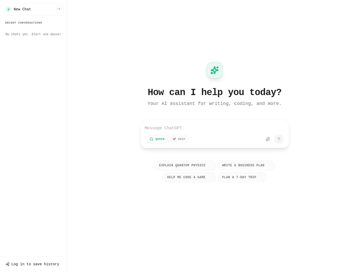 ChatGPT Web Clone