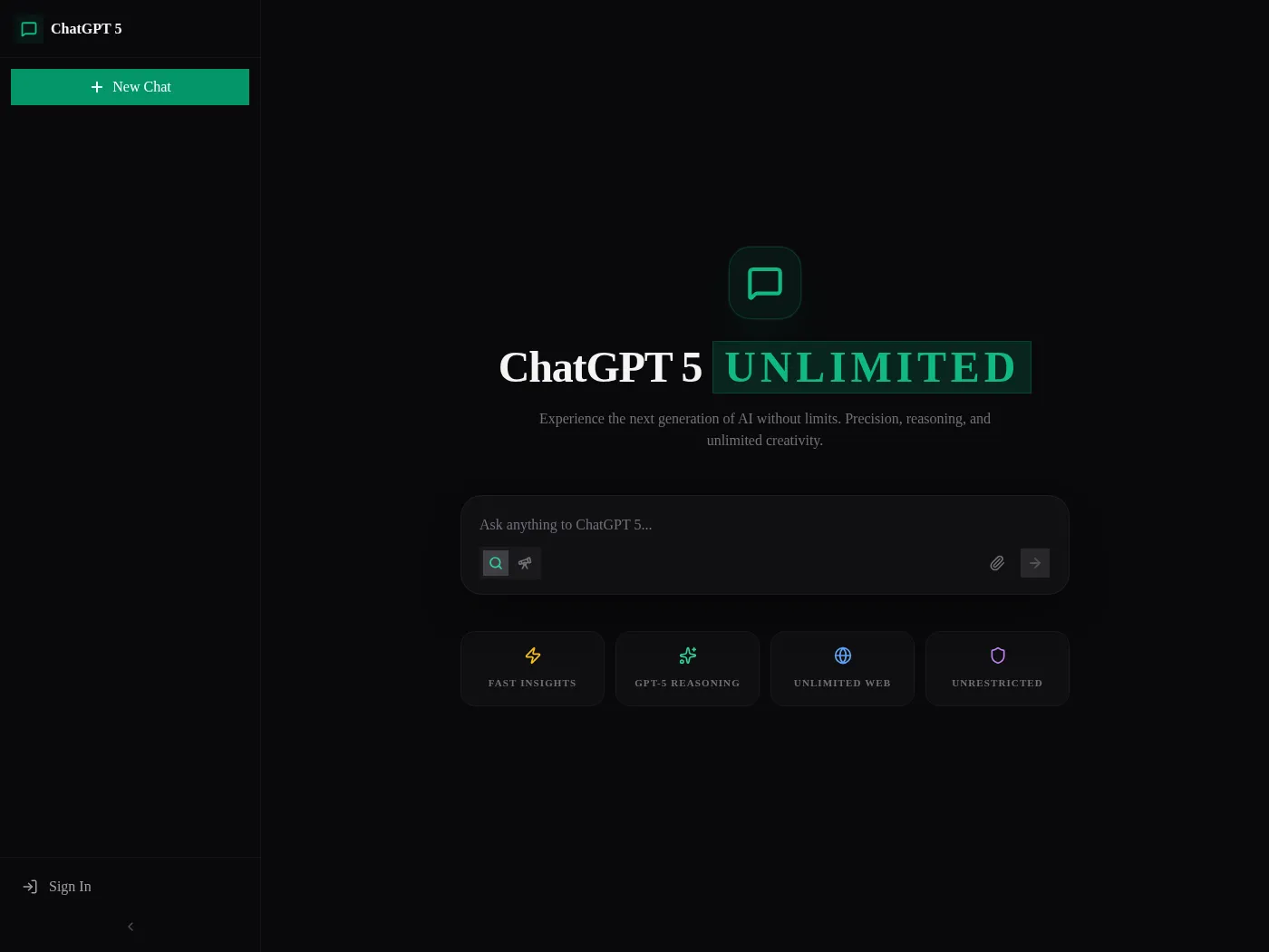 ChatGPT 5 Unlimited