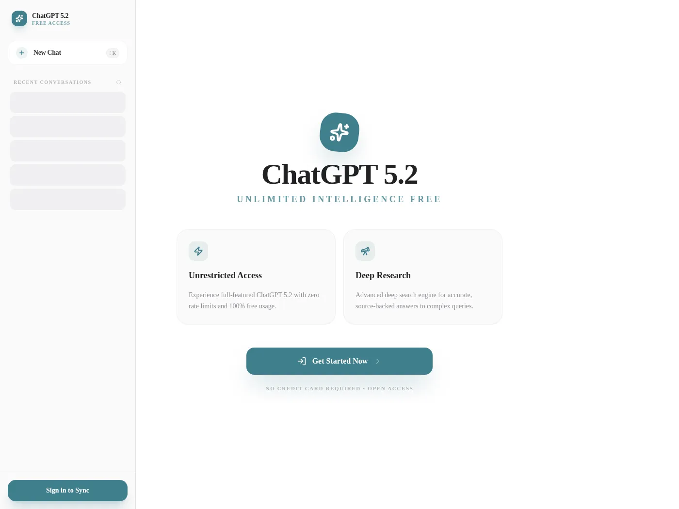 ChatGPT 5.2 Free Clone