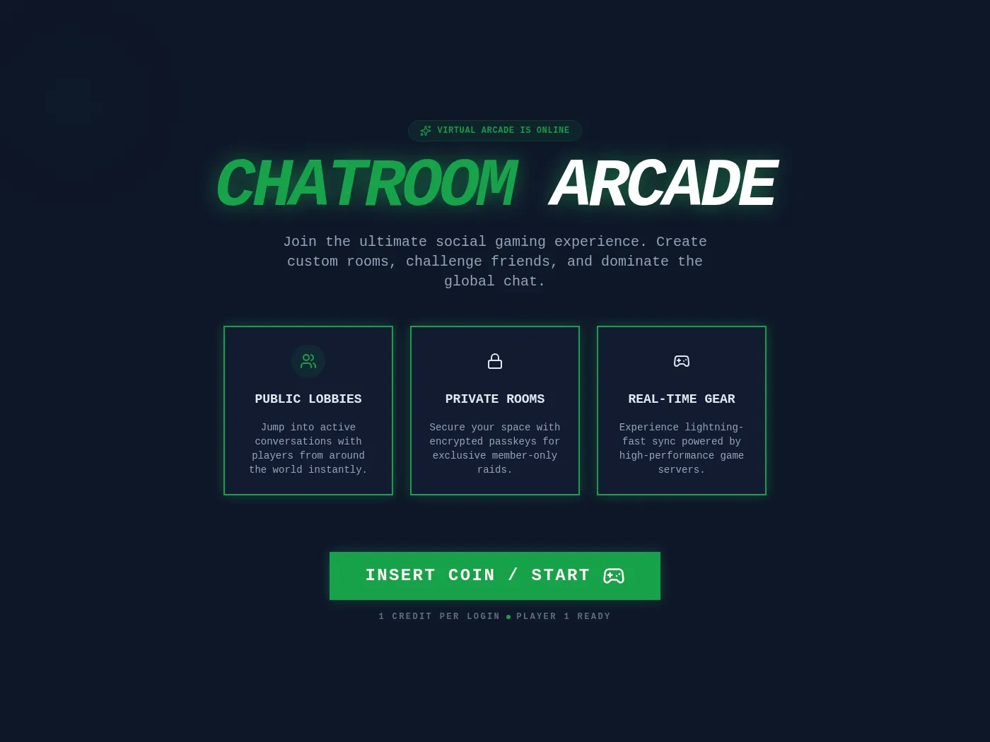 ChatRoom Arcade