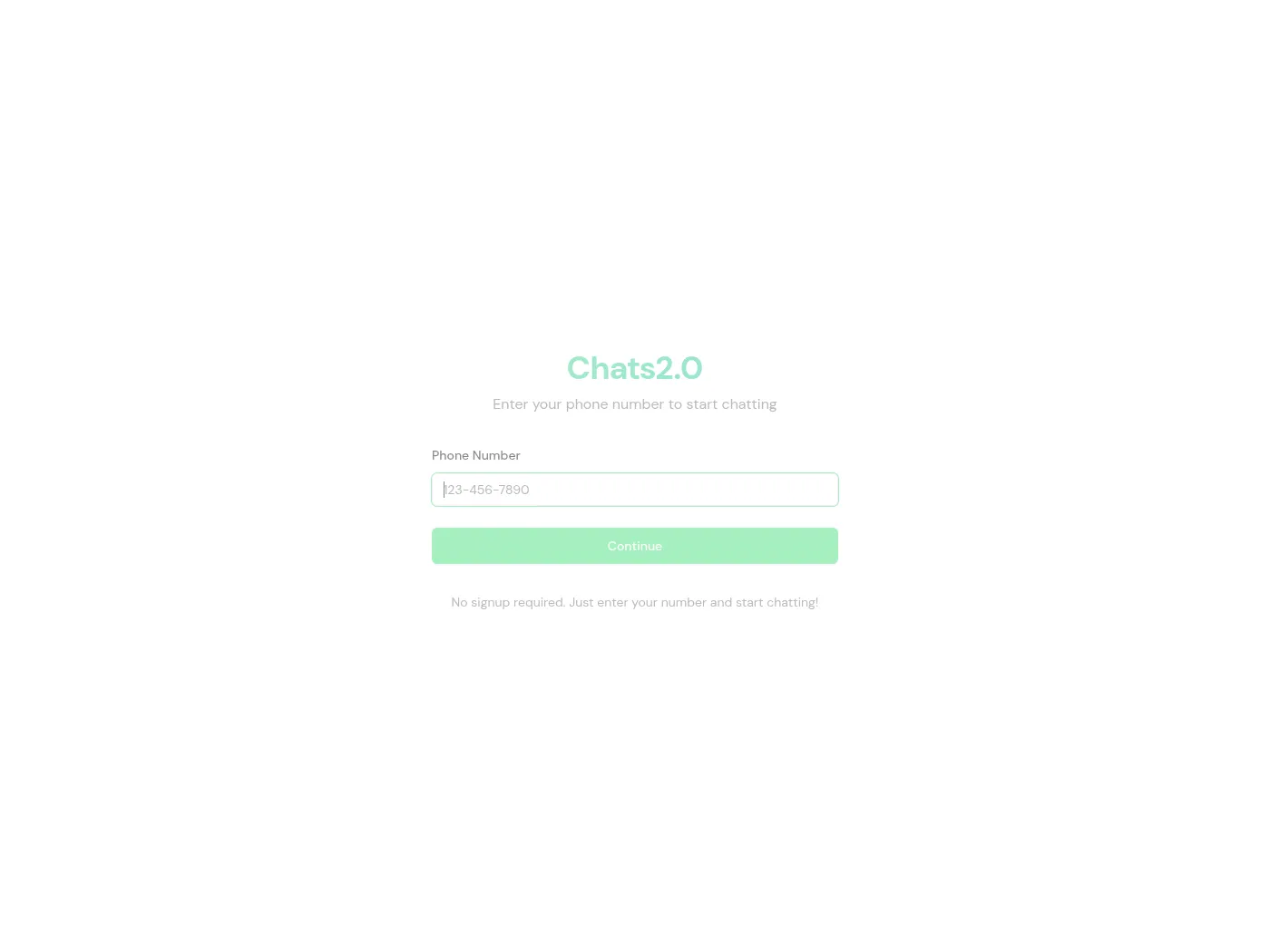 Chats2.0 Messenger