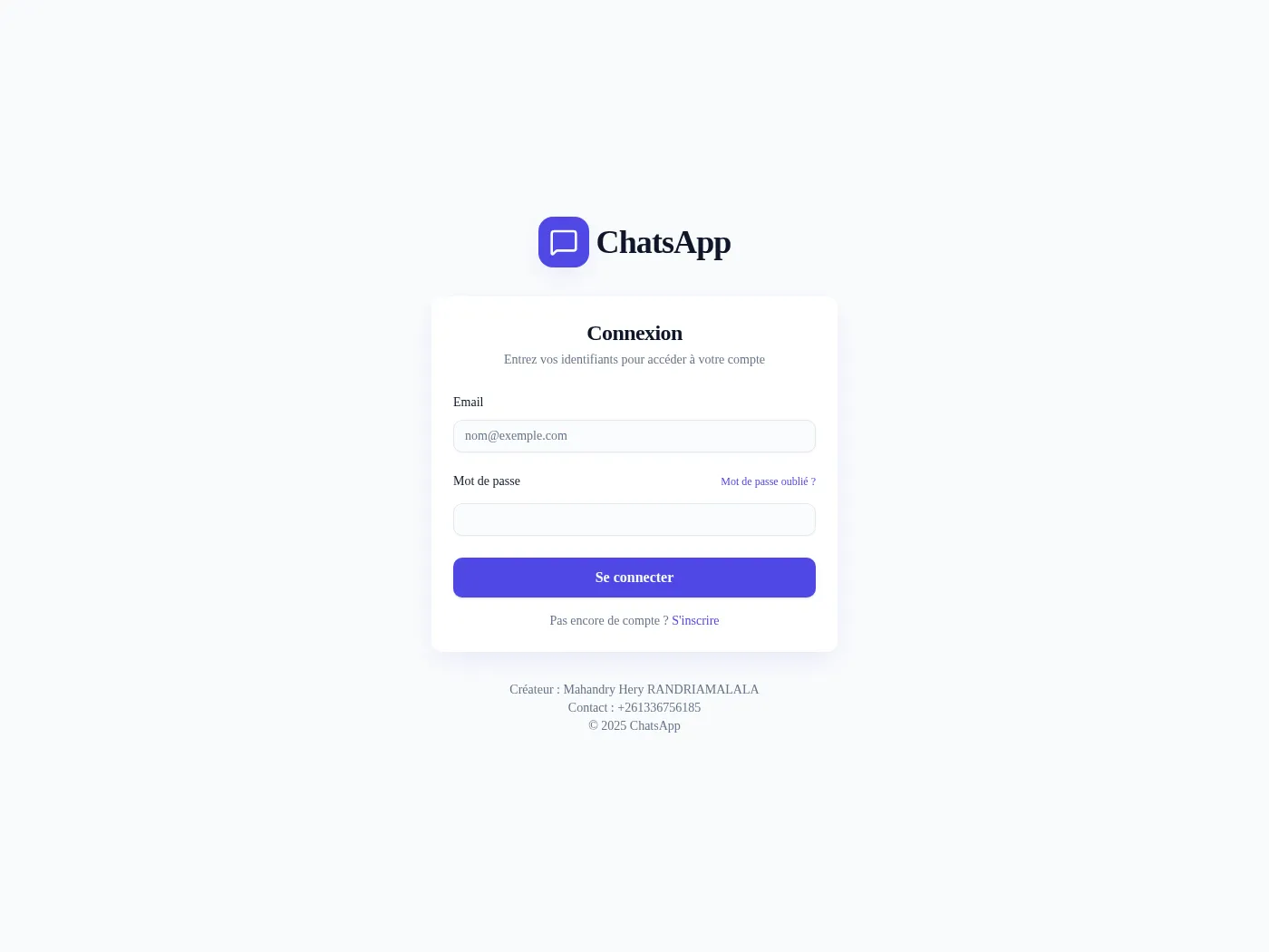 ChatsApp Social Network
